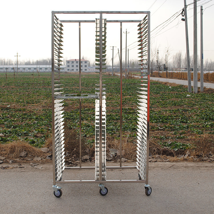 24 30 32 Trays Baking Rack Trolley Stainless Steel Bakery Racking ...