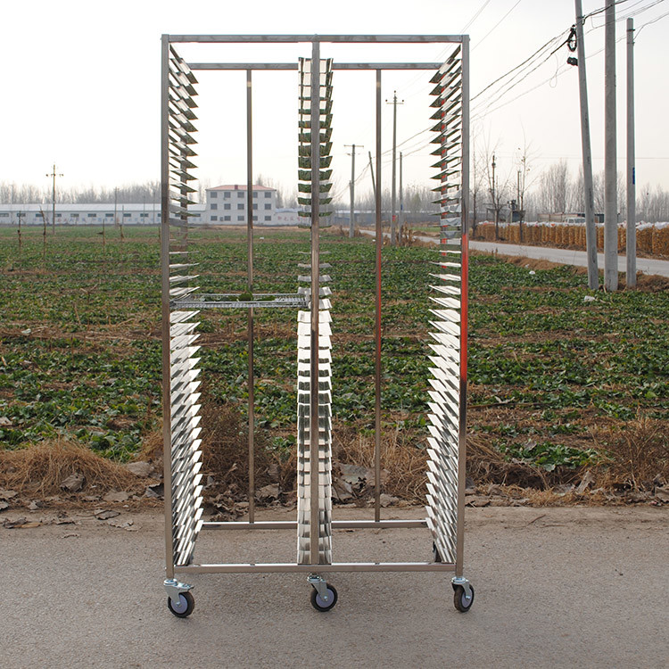 24 30 32 Trays Baking Rack Trolley Stainless Steel Bakery Racking ...