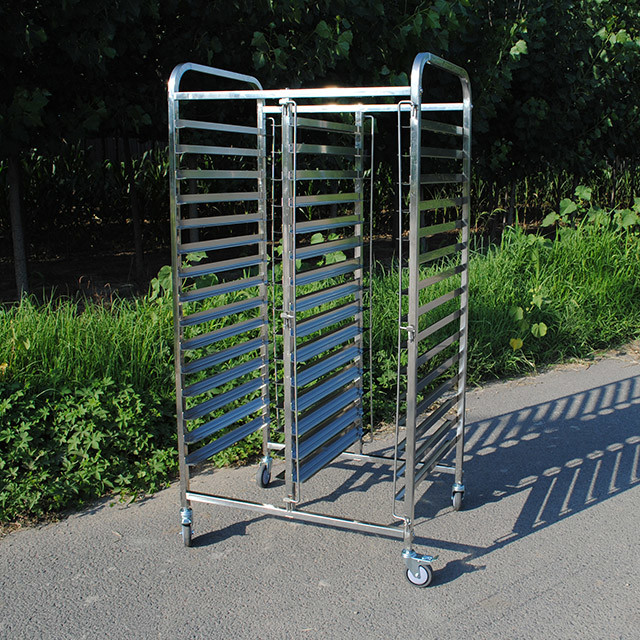 5-40 Layer Bakery Tray Rack Trolley Stainless Cooling Trolley For Bakery